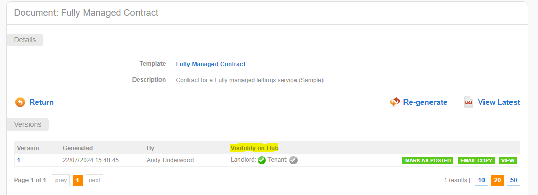 How to control document visibility on the Hub – 10ninety