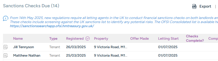 Sanctions Checks – 10ninety